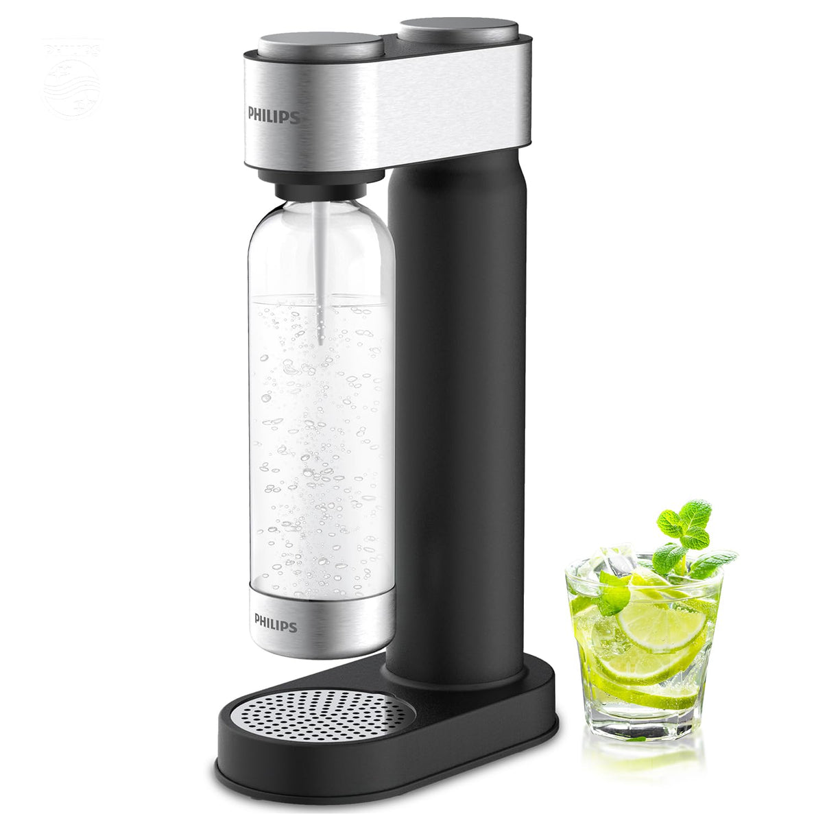 Philips Stainless Sparkling Water Maker Soda Maker Machine with Quick ...